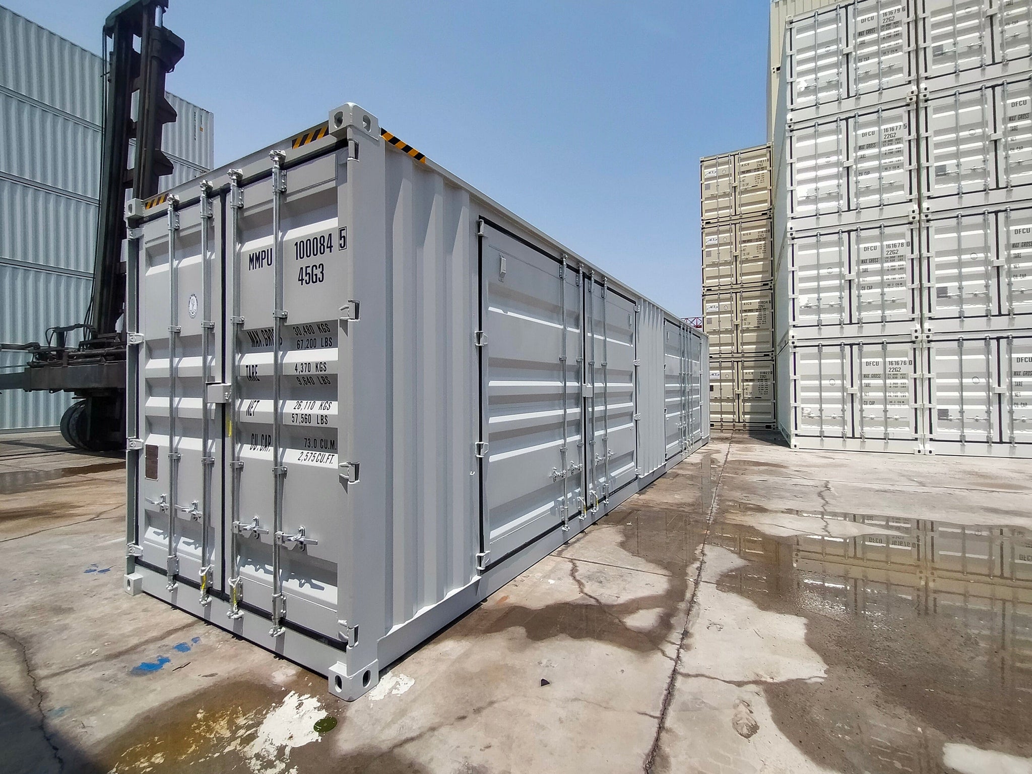 40ft Side Opening Shipping Containers - Kit Buildings