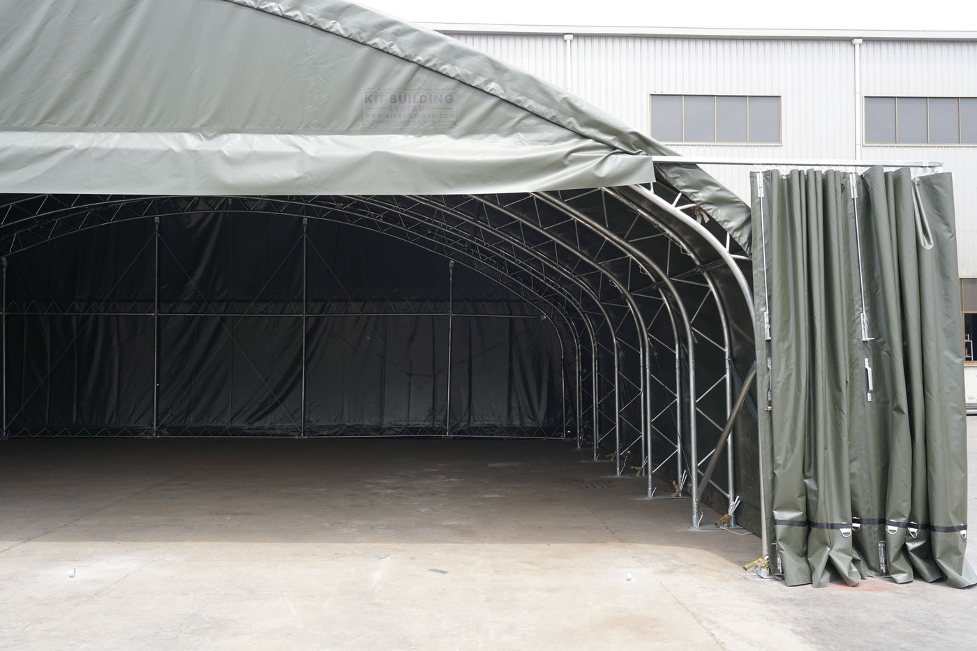 Fabric Aircraft Hangar in Canada | PVC Aviation Storage – Kit Buildings