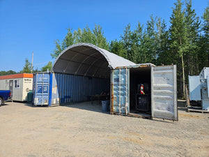 Customizable Container Canopies / Shelters for Your Storage Needs